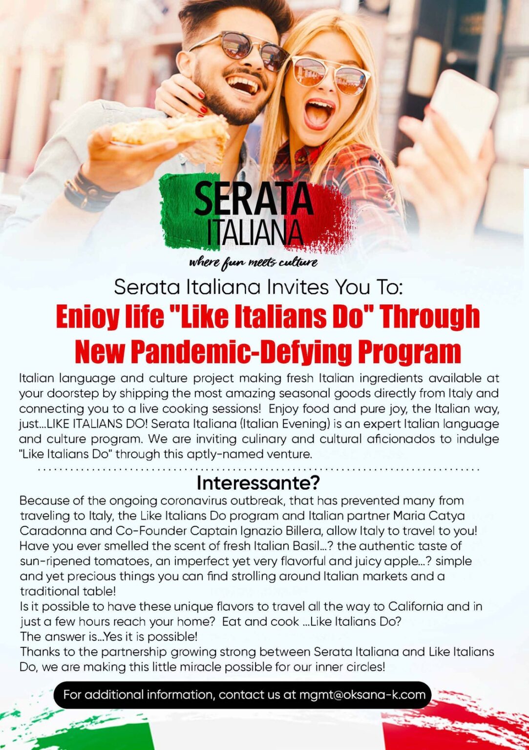 Win $300 in Authentic Italian Food! By Serata Italiana & Like Italians ...